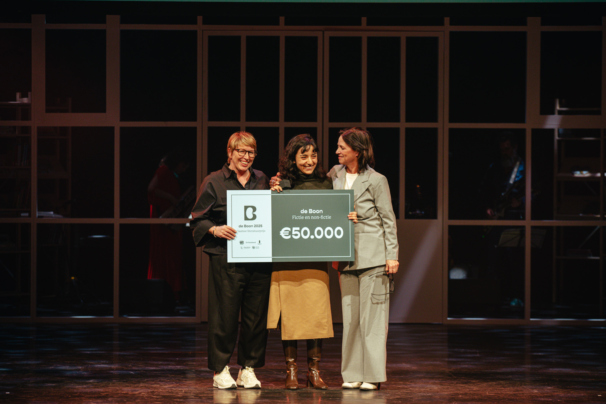 Safae el Khannoussi en Aline Sax winnen de Boon Literatuurprijs 2025